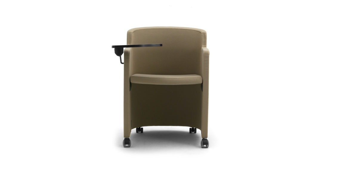 Conference chairs with writing tablets - Leyform